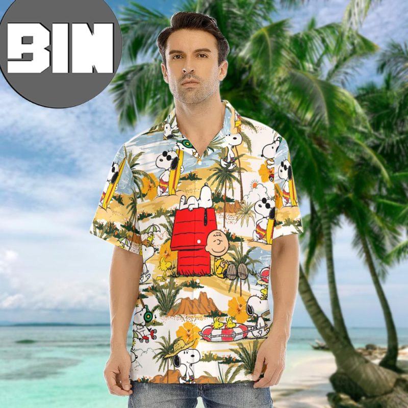 The Peanuts Snoopy Summer Hawaiian Shirt - Binteez