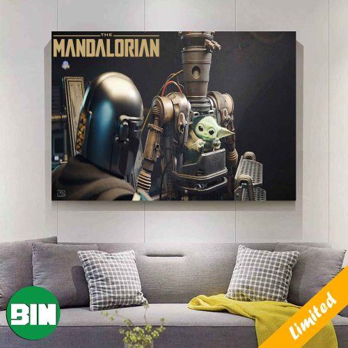 Gorgeous Concept Art The Mandalorian Grogu Din Djarin Star Wars Home Decor Poster-Canvas - Binteez