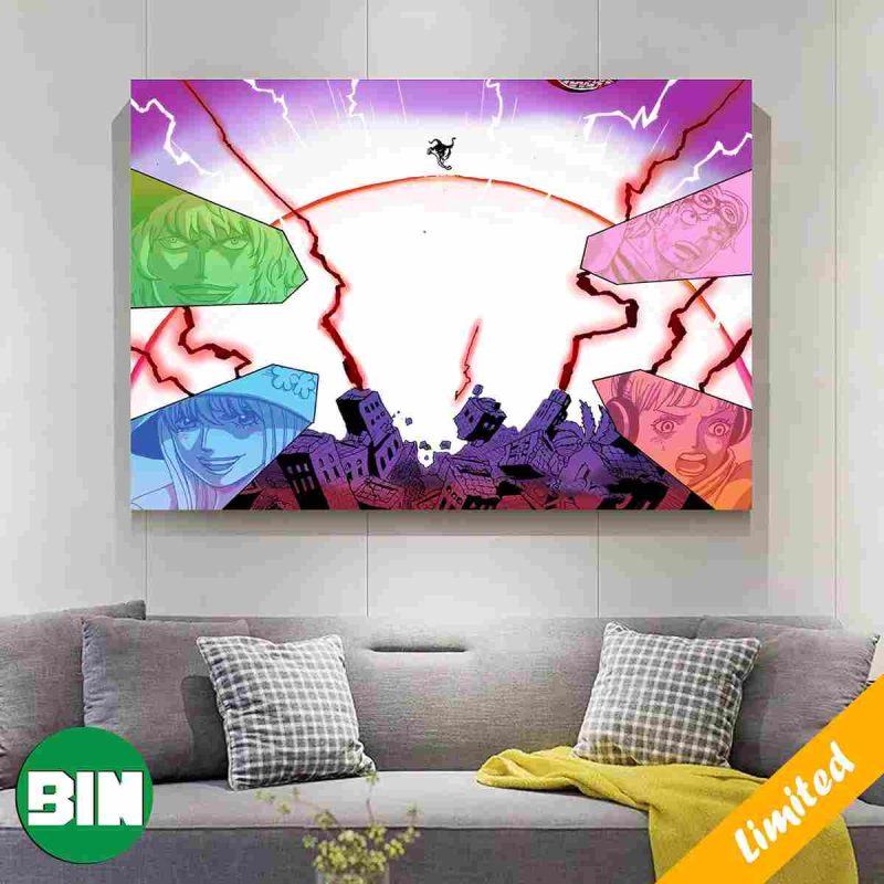 Monkey D Garp Galaxy Impact One Piece Chap 1080 Home Decor Poster ...