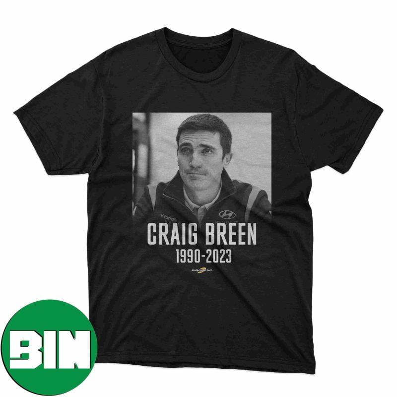 RIP Craig Breen 1990 - 2023 Rest In Peace WRC Driver T-Shirt - Binteez