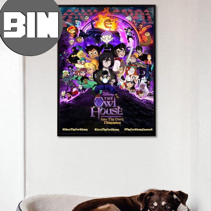 The Owl House Into The Dark Dimension Poster Canvas - Binteez