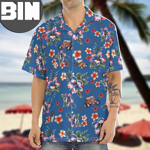 BTS V Blue Hawaii Shirt Hawaiian Shirt - Binteez