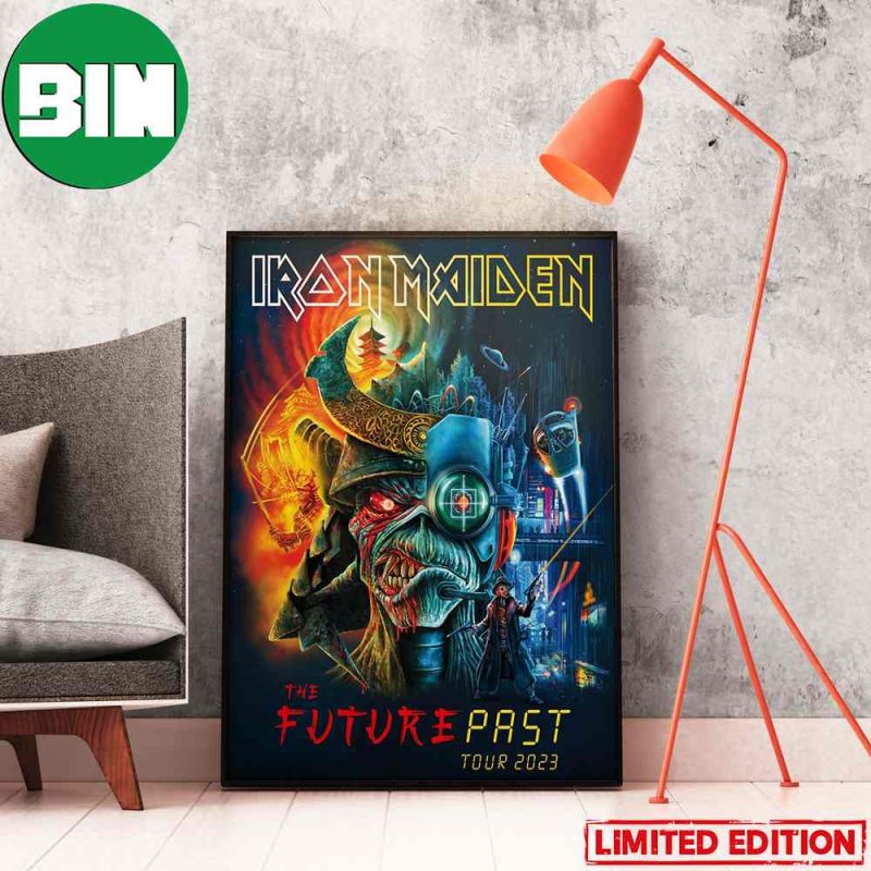 Iron Maiden The Future Past Tour 2023 Home Decor Poster-Canvas - Binteez