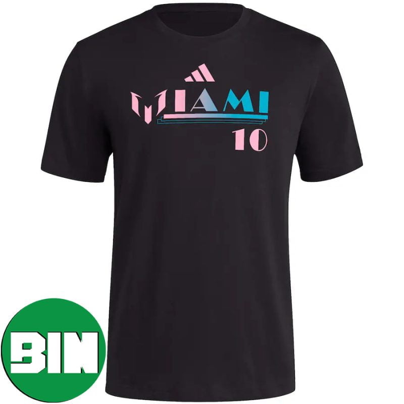 Lionel Messi x Adidas Inter Miami CF Number 10 T-Shirt - Binteez