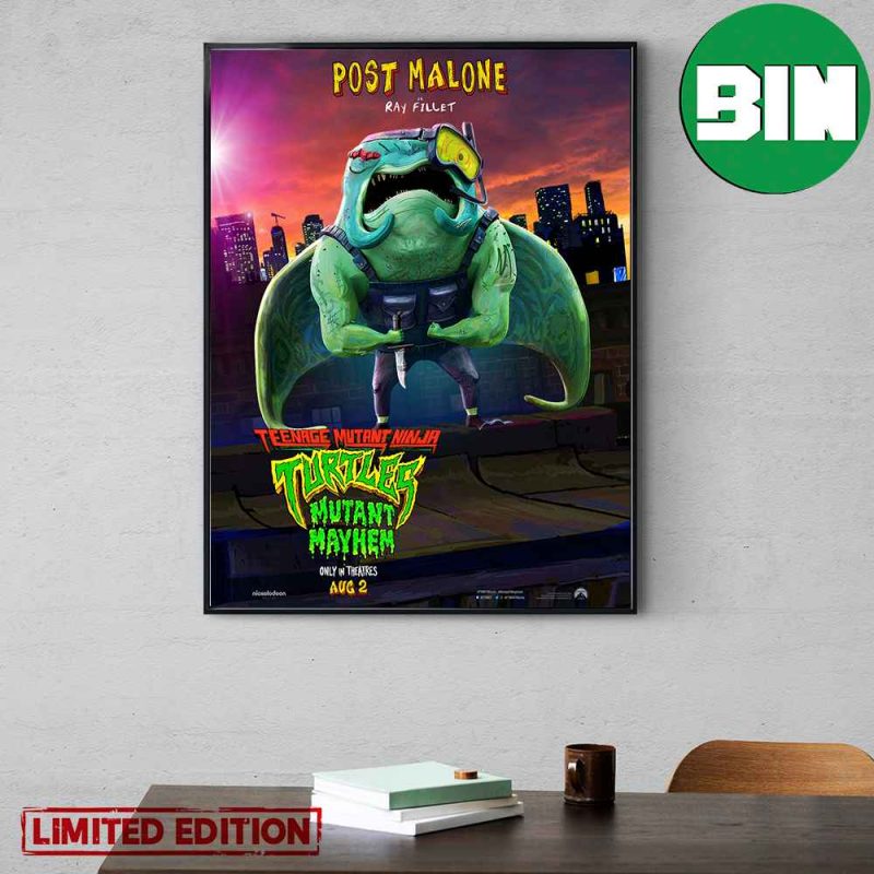 Ray Fillet Teenage Mutant Ninja Turtles Mutant Mayhem TMNT Movie Home ...