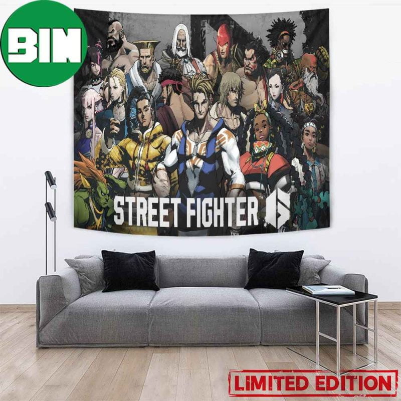 Street Fighter 6 All Characters Capcom Game Poster Wall Art Home Decor ...
