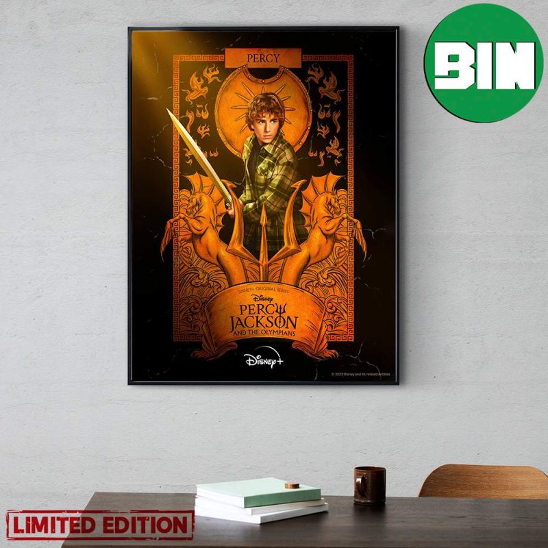 New Poster For Percy Jackson And The Olympians On Disney Plus Poster ...
