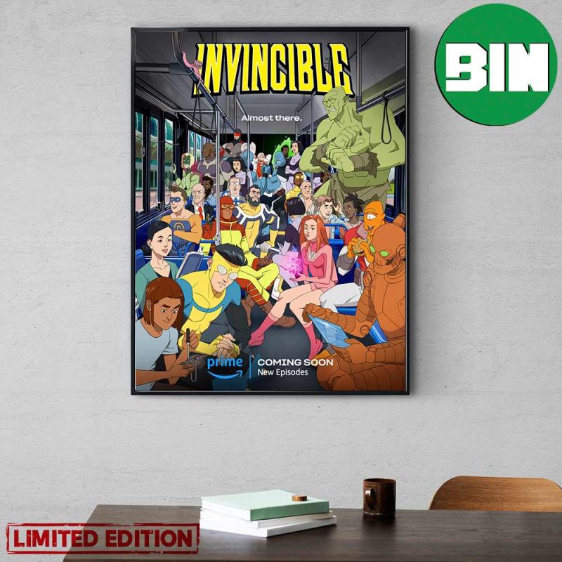 New Poster Invincible Season 2 New Episodes Coming Soon Poster Canvas ...