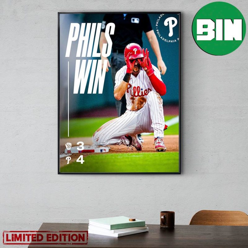 Philadelphia Phillies Ring The Bell Phils Win Poster Canvas - Binteez