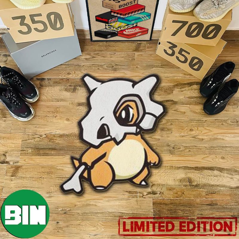Cute Cubone For Kids Home Decor Carpet Pokemon Rug For Living Room ...