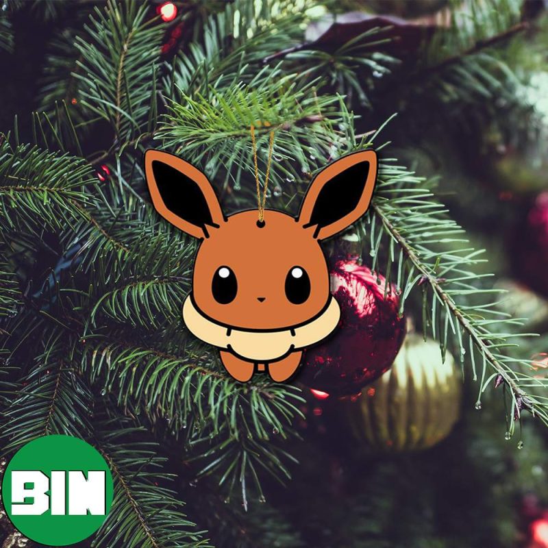 Eevee Custom Shape Decorations Pokemon Christmas Gift Tree Decor ...