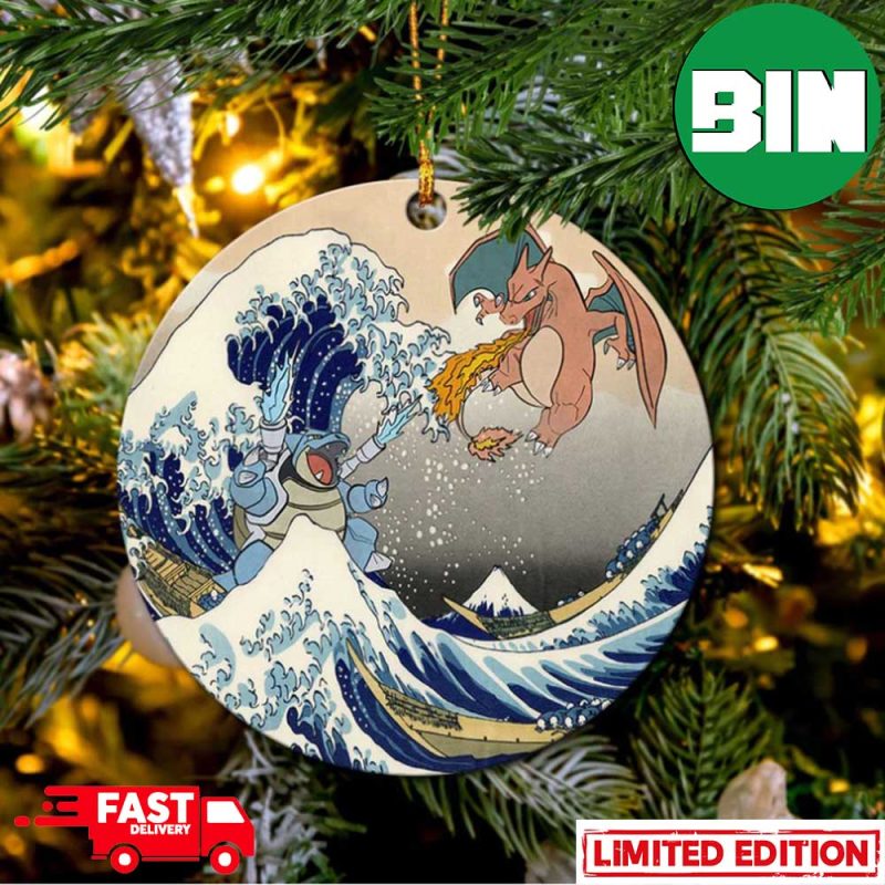 Blastoise Charizard Pokemon The Great Wave 2 Japan Perfect Gift For ...