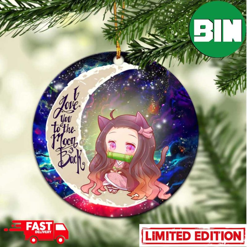 Nezuko Demon Slayer Love You To The Moon Galaxy Perfect Gift For ...