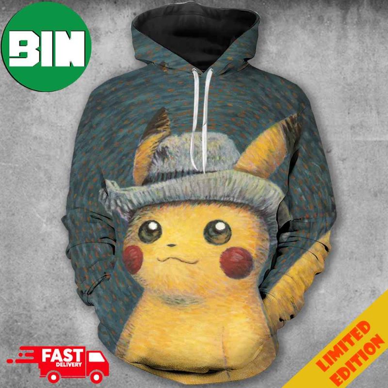 Pokemon x Van Gogh Museum Pikachu Portrait Inspired By Van Gogh Self ...