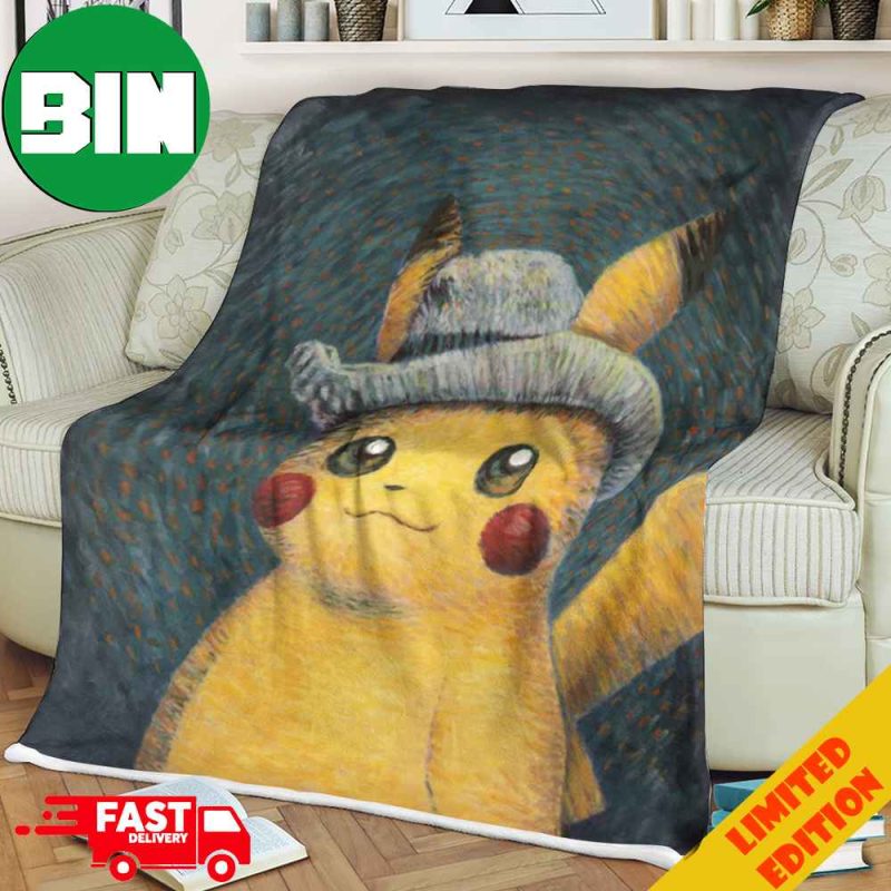 Pokemon x Van Gogh Museum Pikachu Portrait Inspired By Van Gogh Self ...