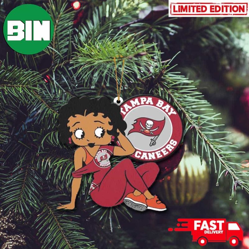 Tampa Bay Buccaneers x Betty Boop Christmas Tree Decorations 2023 ...