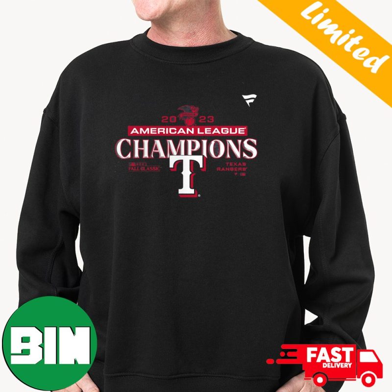 Texas Rangers Fanatics Branded American League Champions Locker Room ...