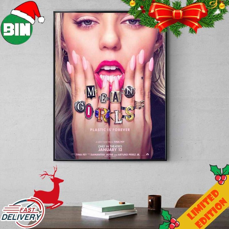 First Poster For The New Mean Girls Movie Poster Canvas - Binteez
