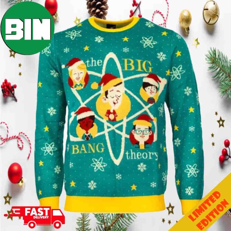Official The Big Bang Theory Christmas Jumper Ugly Sweater - Binteez