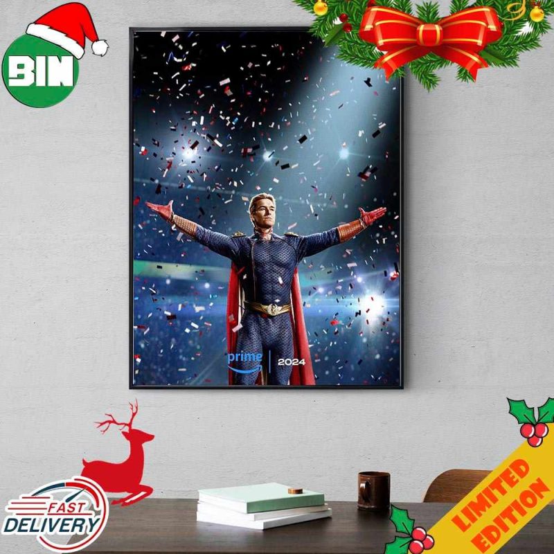 The First Poster For The Boys Season 4 Of Homelander Poster Canvas ...