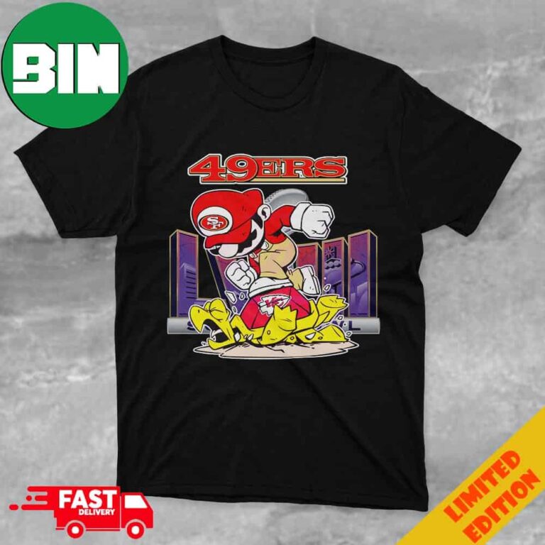 Funny San Francisco 49er x Mario Kicks Koopa Troopas Congratulations ...