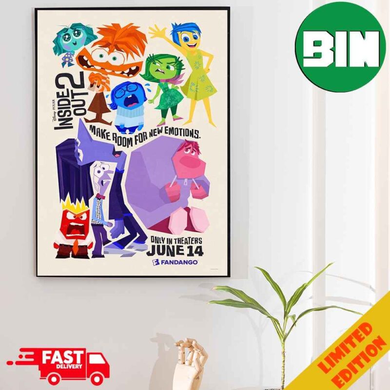 New Poster For Pixar?s Inside Out 2 Releasing In Theaters On June 14 ...