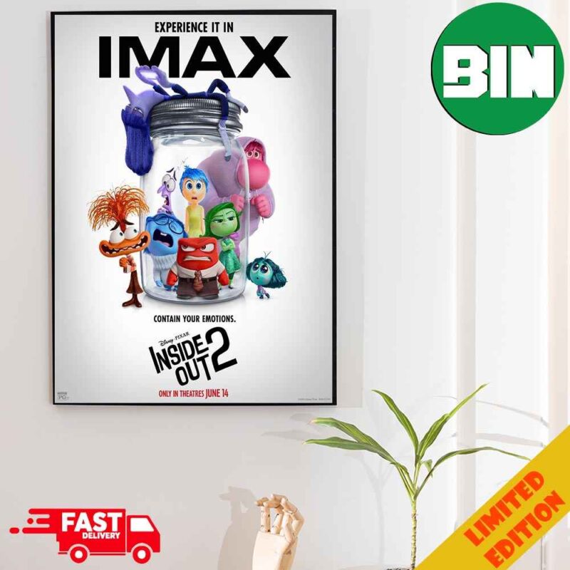 IMAX Poster For INSIDE OUT 2 Releasing In Theaters On June 14 Poster ...