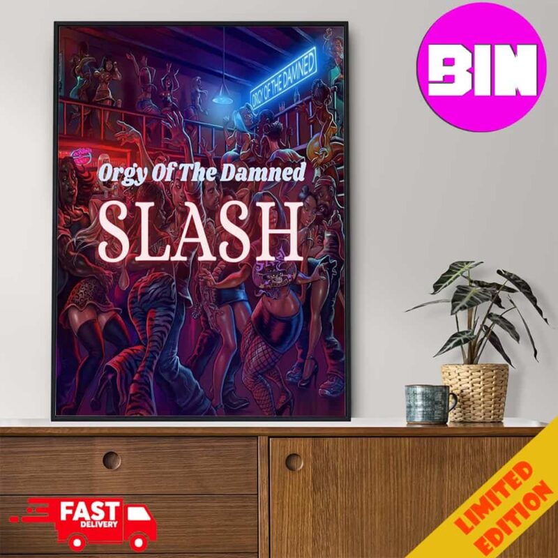 Slash Orgy of the Damned New Album 2024 Releases On May 17 Fan Gifts Home Decor Poster Canvas ...