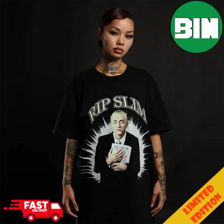 Eminem The Death Of Slim Shady Merchandise Two Sides T-Shirt - Binteez